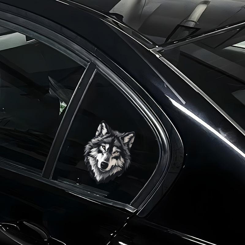 Wolf Pattern Car Sticker, Car Window Decal, Car Exterior Decoration ...