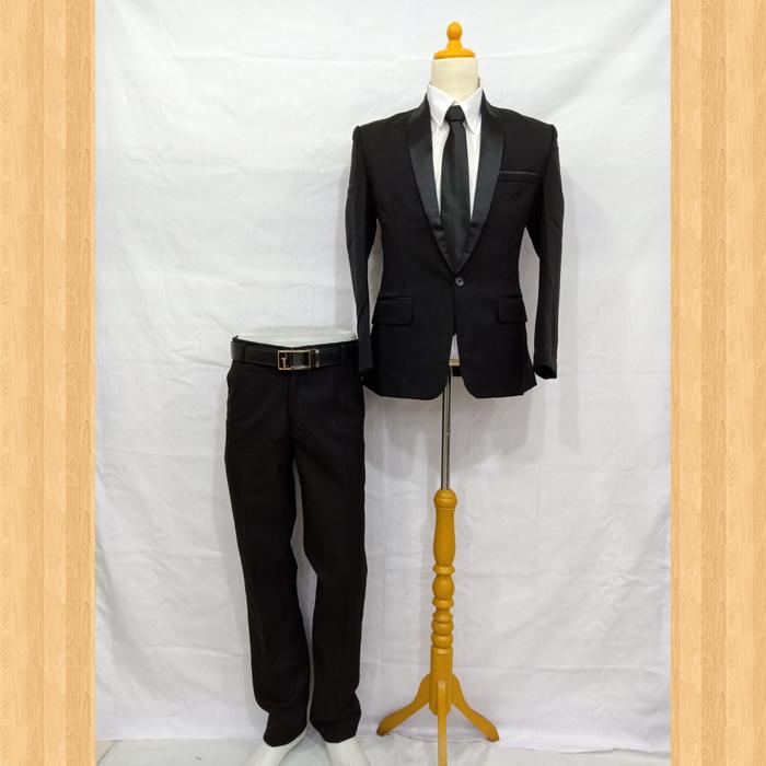 Promo Setelan Jas Tuxedo Single Breasted Pria Kerja Kantor Formal ...