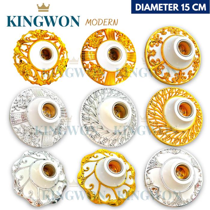 Promo FITTING PLAFON/FITTING HIAS/ FITTING LAMPU PLAFON MODERN ORNAMEN ...