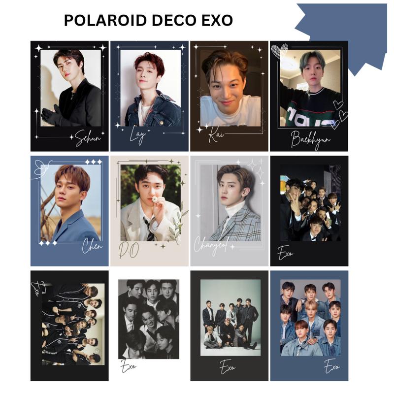 POLAROID DECO EXO ISI 12 PCS ALL MEMBER - Shop | Tokopedia