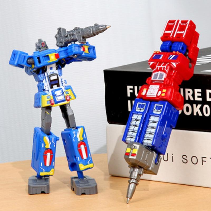 Pen Robot Transformasi Pena Bolpen Anak Mainan Action Figure - Shop ...