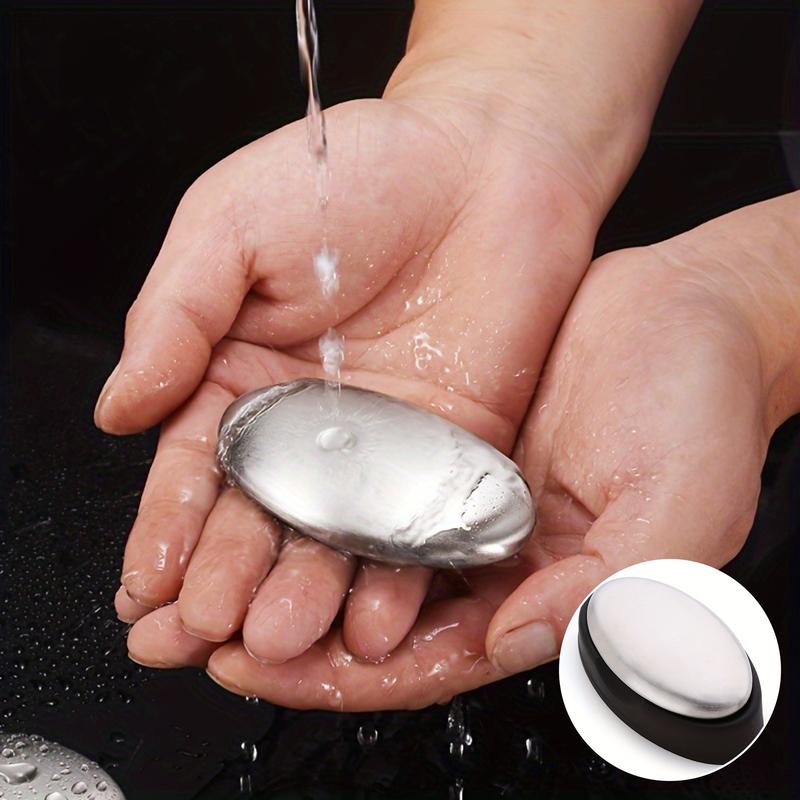 Reusable 304 Stainless Steel Soap Bar - Odorless Heavy-Duty Metal ...