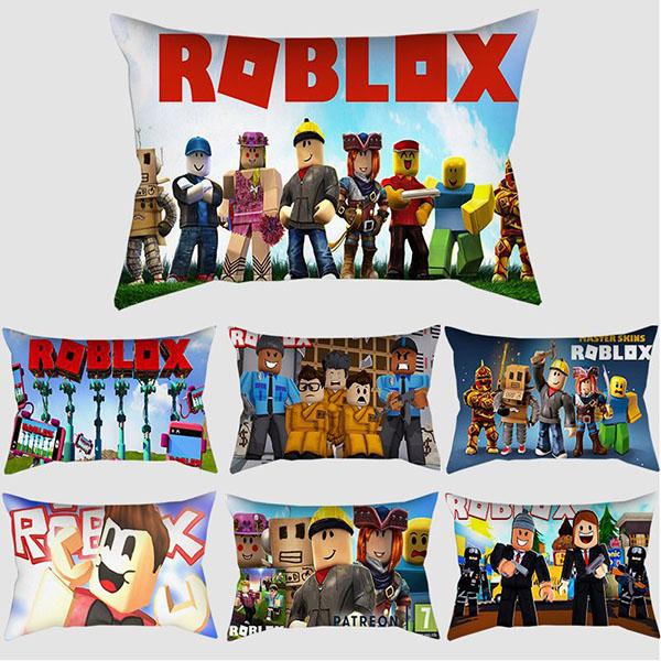 Roblox Game Pillowcase Cushion Cover 30x50cm Virtual World Cartoon Soft ...