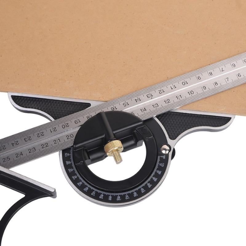 1PC Movable Angle Ruler, Stainless Steel 90 Degree Right Ruler, Multi ...