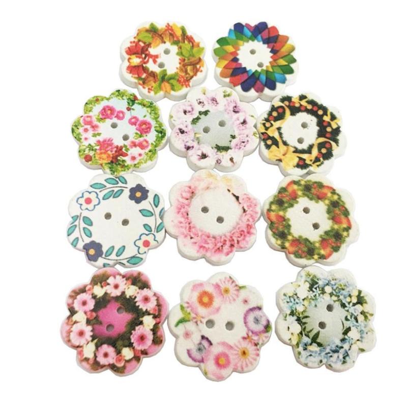 100 Pcs Buttons Flower Sewing Buttons - TikTok Shop Singapore