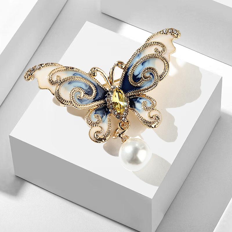 Pin Kerongsang Rama-rama, Fesyen Gaya Korea, Reka Bentuk Kartun ...