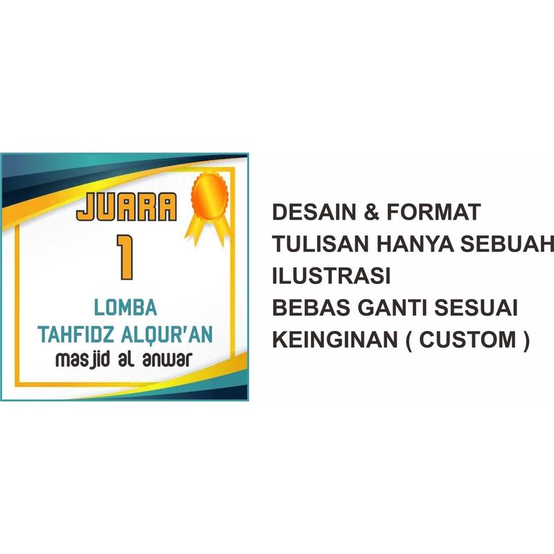 Stiker Piala / Stiker Juara - Shop | Tokopedia