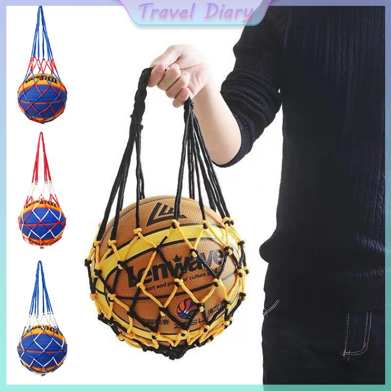 Basketball Net Bag Nylon Weave Storage Bag Single Ball Carry - TikTok ...