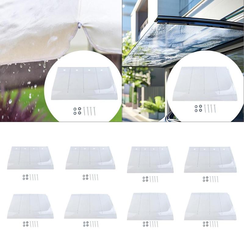 Window Awning PC Board Rain Shelter Patio Awning Canopy for Outside ...