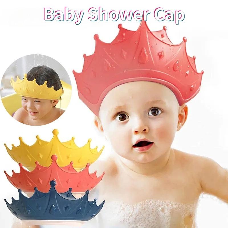 Topi Mandi Bayi Mahkota Boleh Laras Tudung Syampu Bayi Kreatif - TikTok ...