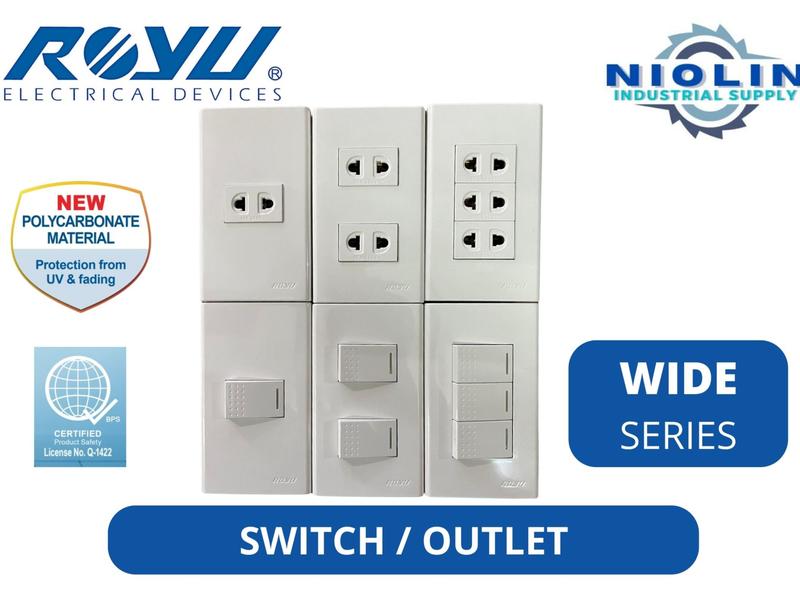 ROYU Wide Series Switch / Outlets - TikTok Shop Philippines