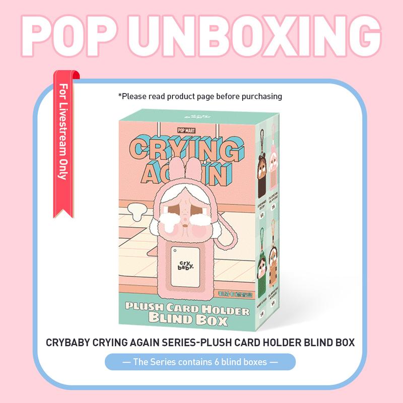 Unboxing-CRYBABY Crying Again Series-Card Holder Blind Box - TikTok Shop
