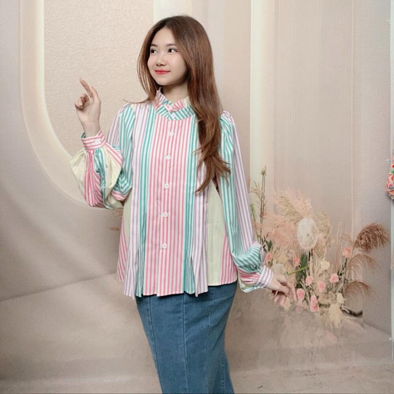 FADFAD[ready stock] Korean-style design sense versatile floral - Shop ...