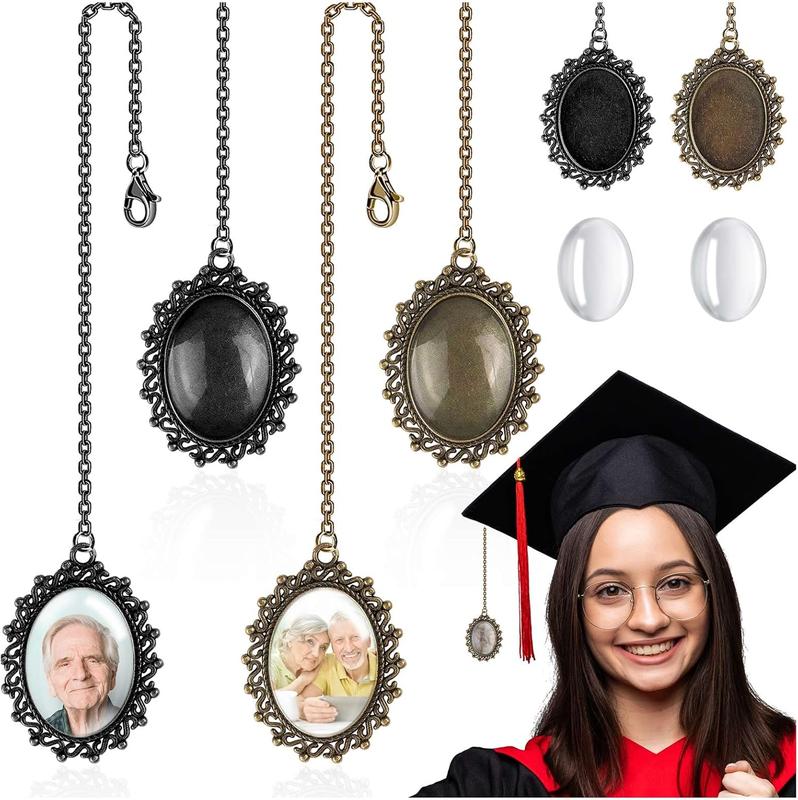 4 count Graduation Cap Photo Charm Personalized Graduation Cap ...