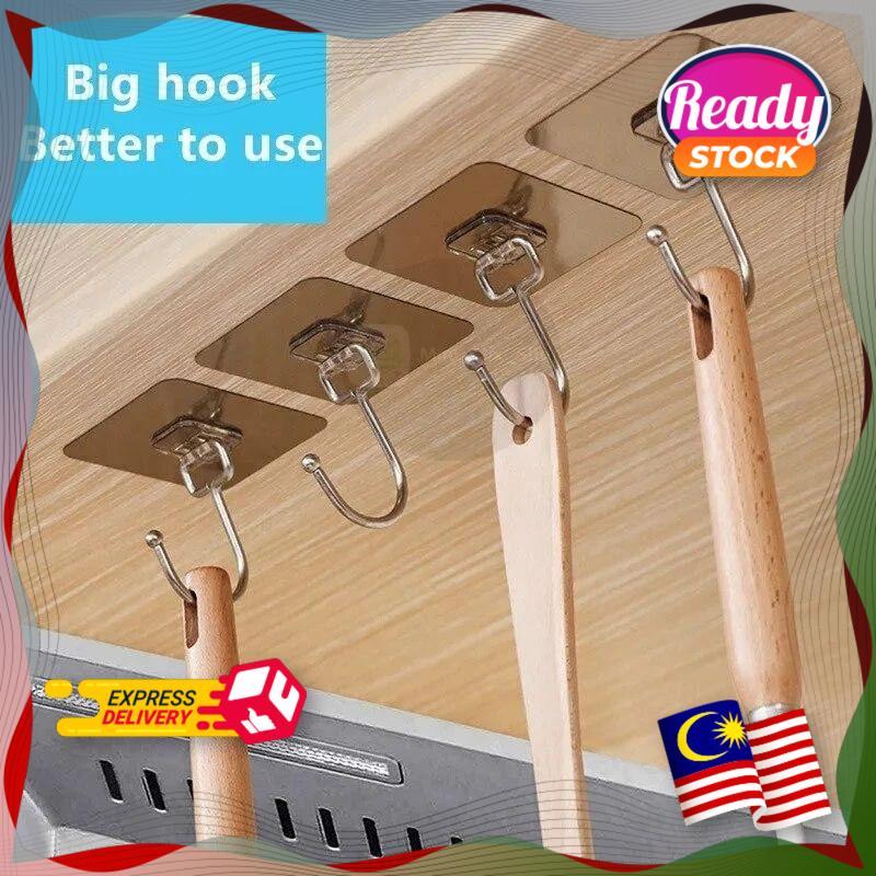 Strong Stainless Steel Hook Single Robe Hook Fitting Roomb Hooks ...