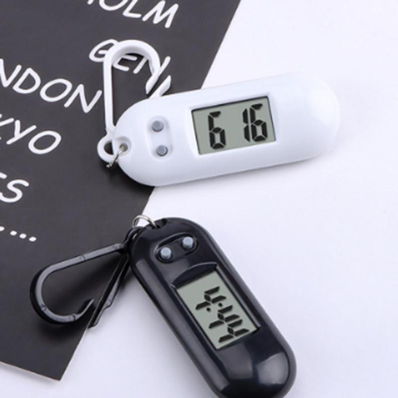 New Student Mini Electronic Clock Keychain, Oval Digital Watch - TikTok ...
