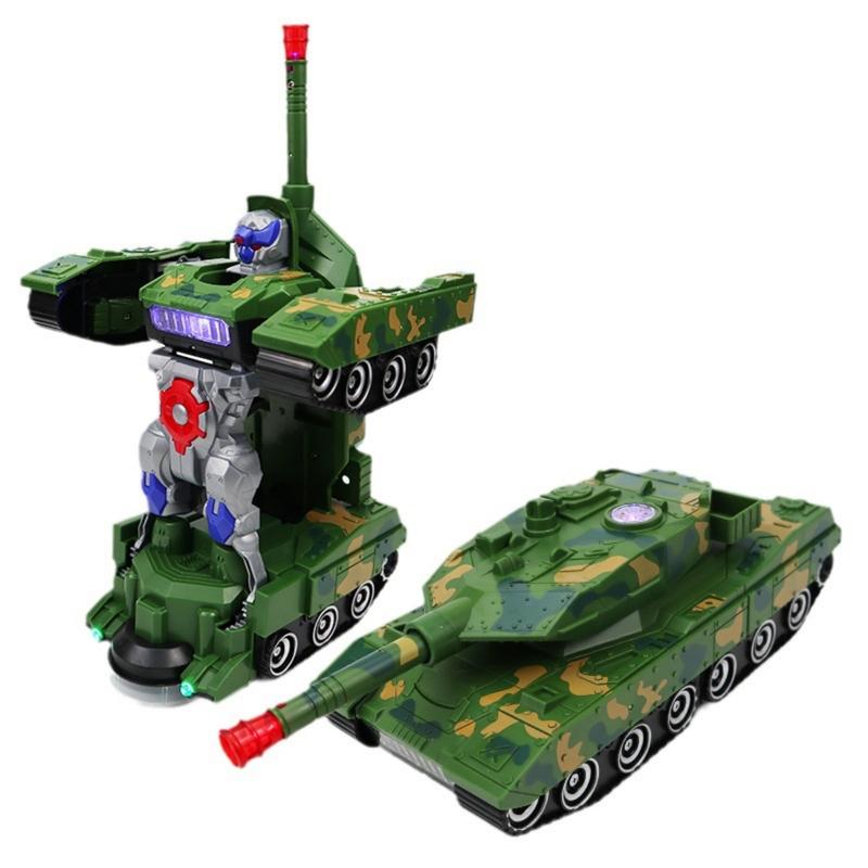 Children's toy universal tank Transformers armored car robot - TikTok ...
