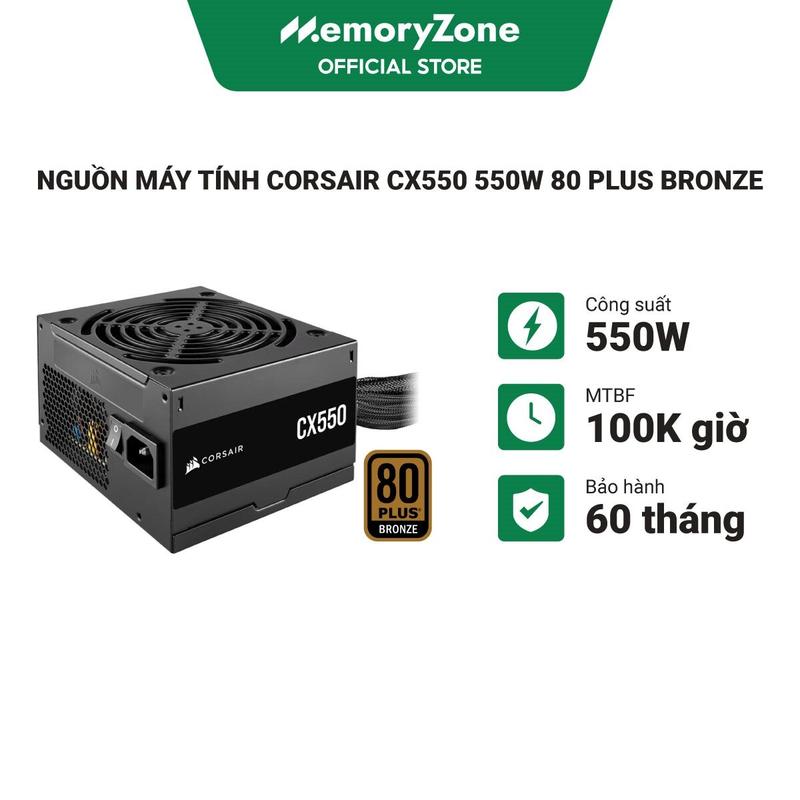 Nguồn máy tính Corsair CX550 550W 80 Plus Bronze CP-9020277-NA - TikTok ...