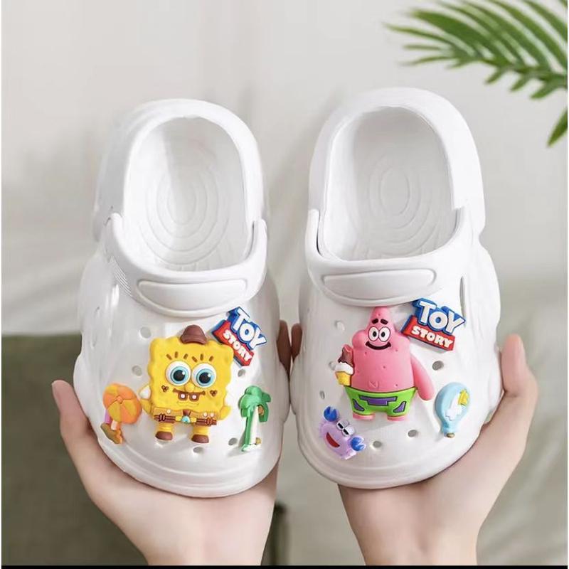 2025 Hot Sale SpongeBob Children's Clogs Parent-Child Slippers - TikTok ...