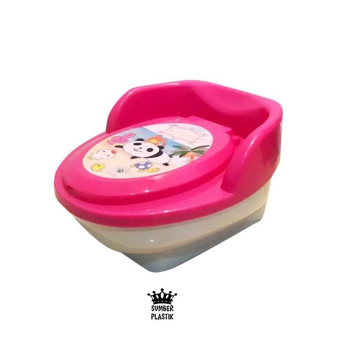 Jual Green Leaf 5109 Pispot Anak Potty Training Portable Closet Duduk ...