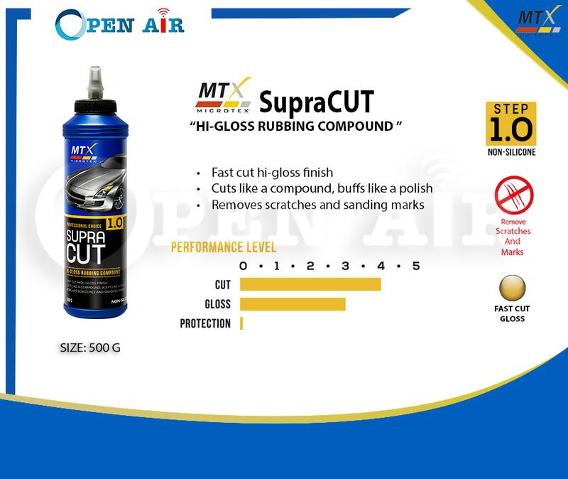 Microtex Supra Cut 500ml STEP 1:Hi-Gloss Rubbing Compound - TikTok Shop ...