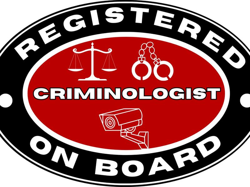 License Criminologist Car Sticker Design - Waterproof and Weatherproof ...