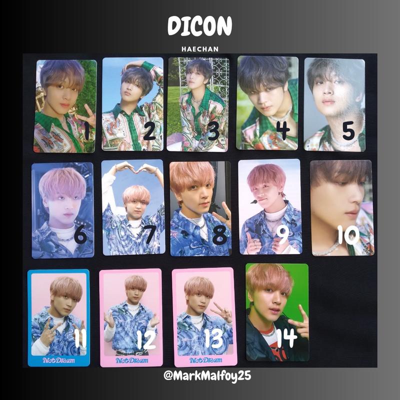 Photocard Official NCT DREAM Dicon Haechan - Shop | Tokopedia