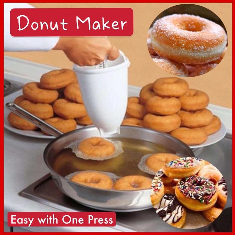 Easy Donut Maker, Doughnut maker, Ready Stock, Easy to use Pembuat ...