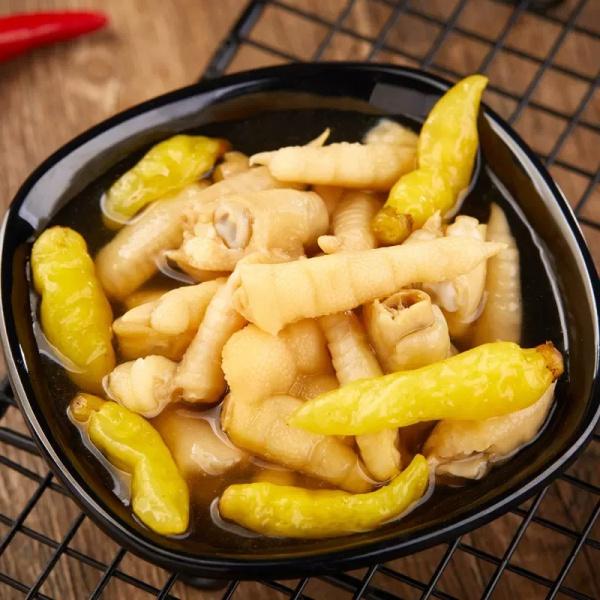 Snack Chicken Feet with Wild Pepper Chicken Feet Sour and Spicy ...
