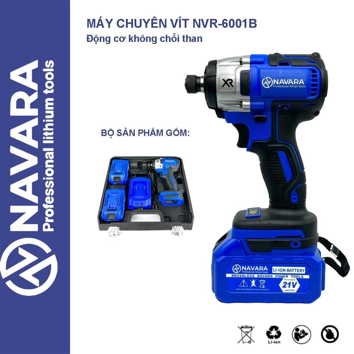 Máy chuyên vít Navara NVR-6001B, máy bắn vít Lực siết 380Nm Động cơ ...