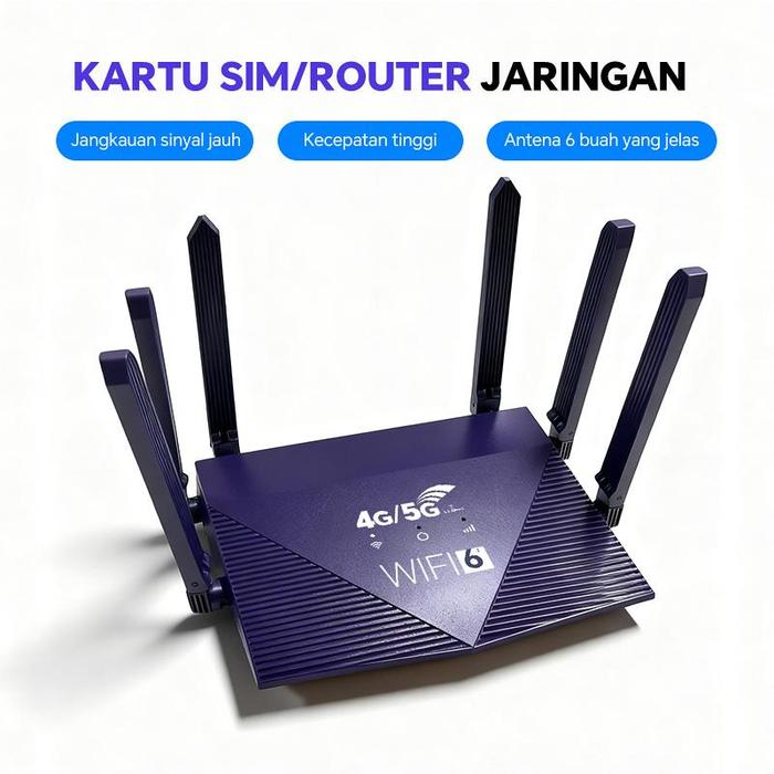 Jual 4g/5g router dengan slot kartu sim Tanpa Hadapan Hotspot 4G/5G LTE ...