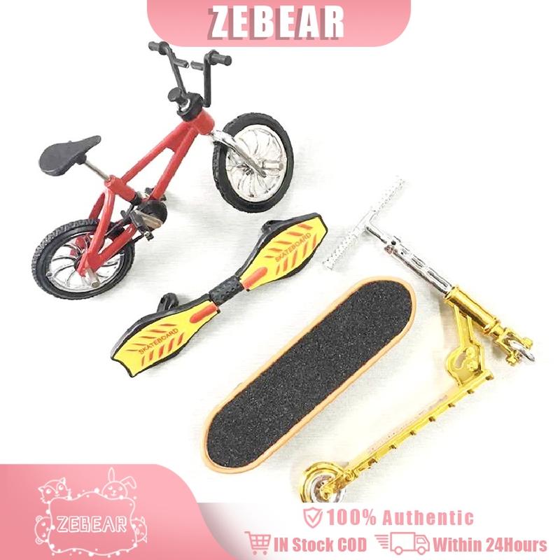 4PCS/Set Mini Bike toy Bike toys for kids skateboard toy Finger ...