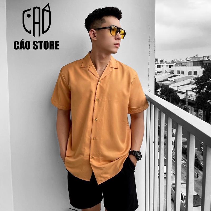 Áo sơ mi tay ngắn Lụa cổ Vest Nam/Nữ - TikTok Shop Vietnam