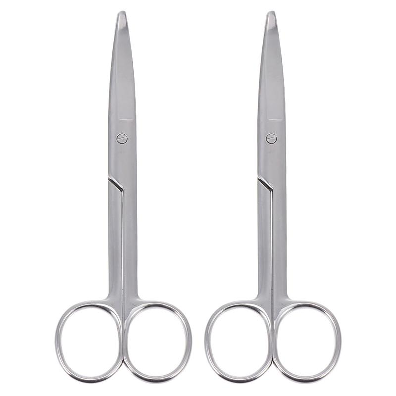 Round Stoma Scissors Ostomy Supplies Body Stainless Steel 14x5x0.6cm ...