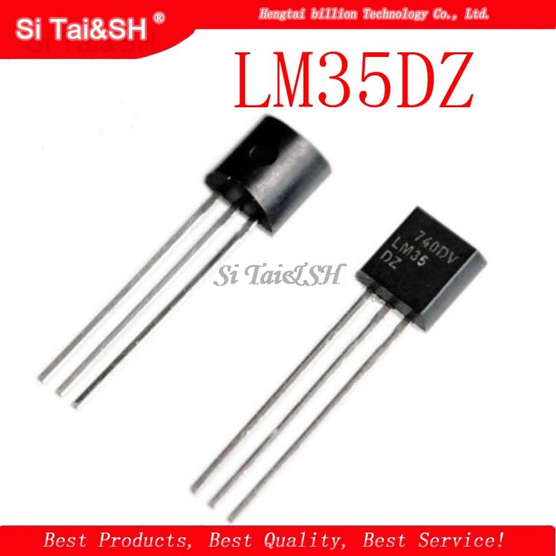 2pcs/lot LM35DZ TO92 LM35 TO-92 LM35D Precision Centigrade Temperature ...