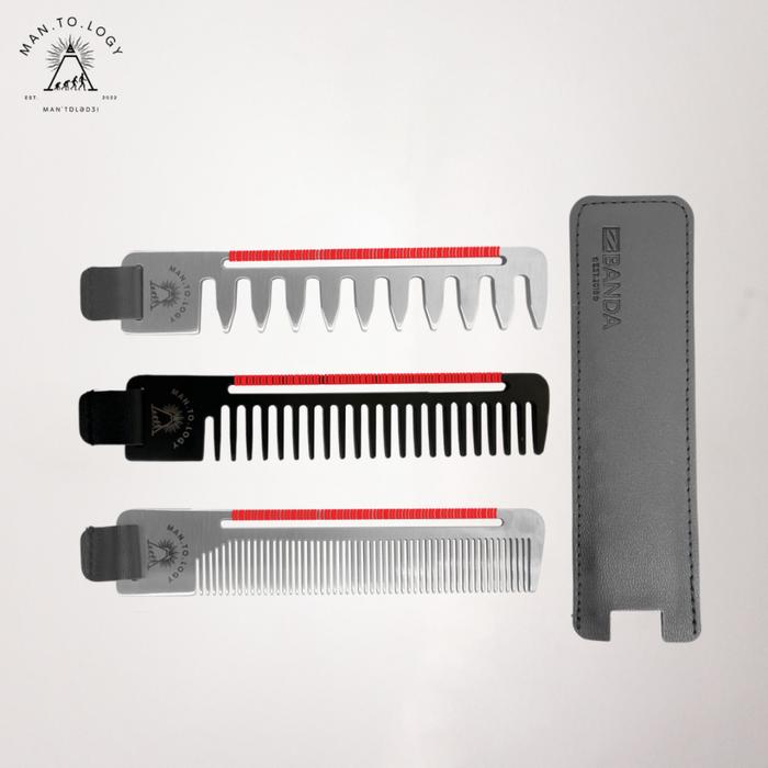 Jual The Loki Steel Pocket Comb / Sisir by MANTOLOGY x BANDA BRUSHES ...