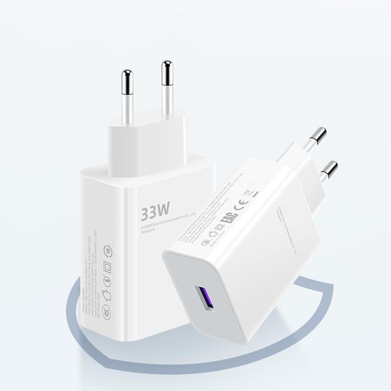 Pengecas USB, 33W Eropah, Untuk Telefon Bimbit Redmi Mi, Kepala ...