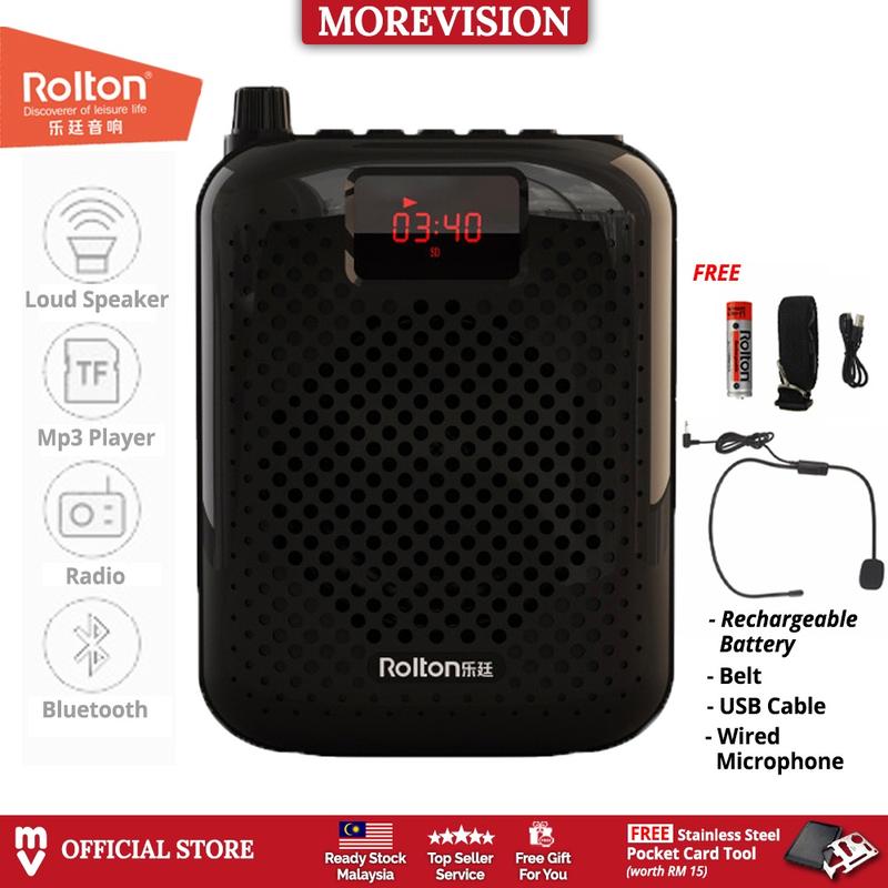 Rolton K500 Bluetooth Portable Microphone Loud Speaker Voice - TikTok ...