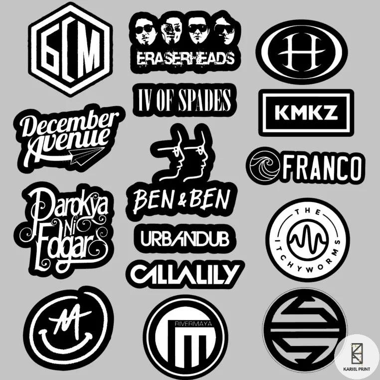 OPM Band Artists Stickers Waterproof Laminated Sticker Pack - TikTok ...