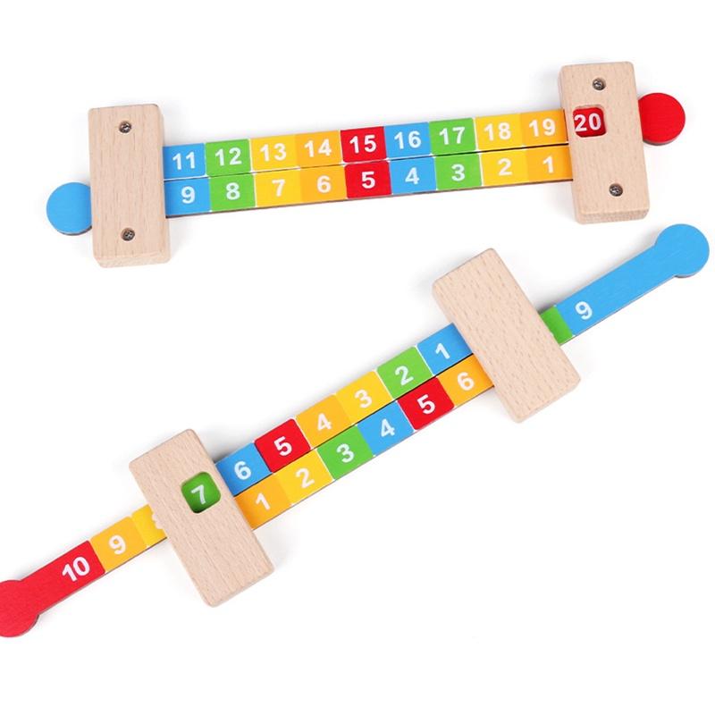Children Wooden Math Arithmetic Learning Toys Montessori Teaching ...