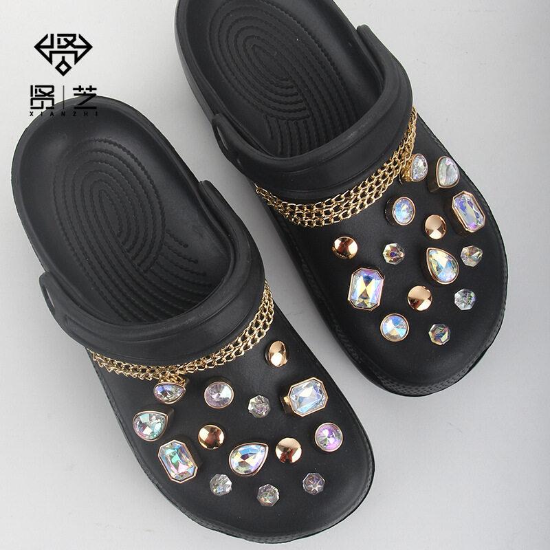 30Pcs/Set Jibbitz Charms Shoes Accessories Shoes Buckle Diy Crystal ...