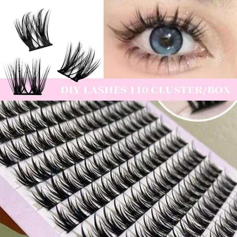 False Eyelashes 160 Clusters 10 Rows Of Large Volume Wheat Ears ...