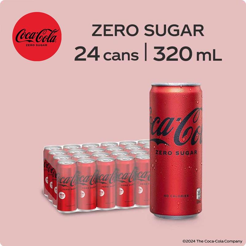 Coca-Cola Zero Sugar 320mL - Pack of 24 - TikTok Shop Philippines