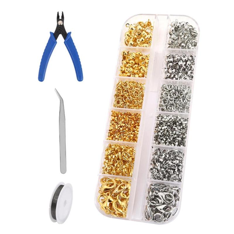 Crimp Beads Kit for Jewelry Making Necklace Beading Bead Crimping ...