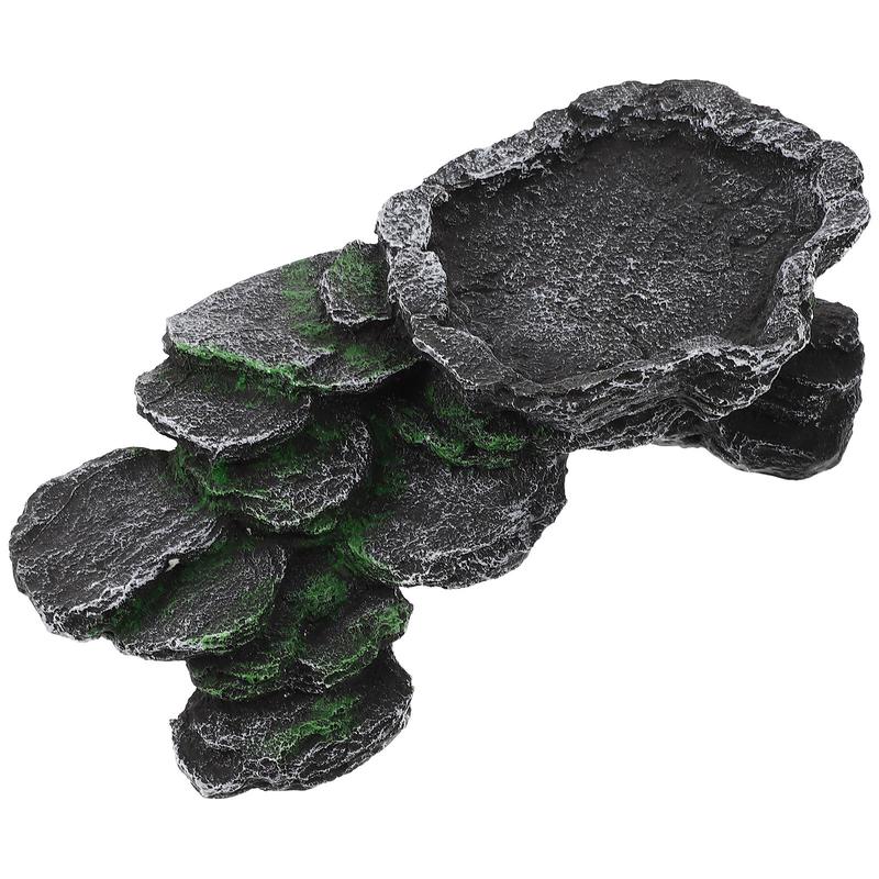Turtle Sunset Rock Basking Platform Tortoise Reptiles Terrarium ...
