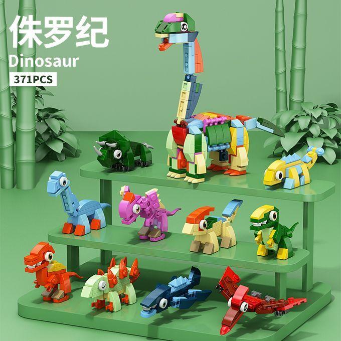 Blok Bangunan Dinosaur, Reka Bentuk Segitiga Jurassic Triangle - TikTok ...