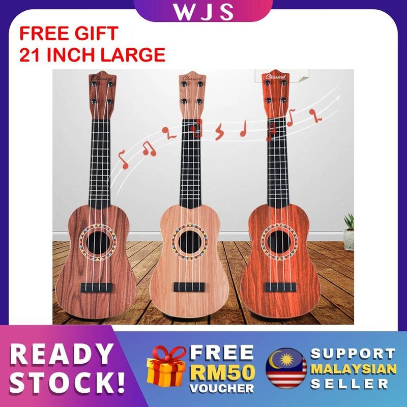 (FREE PICK, NOTA MUZIK & TALI) WJS Gitar Kecil Mainan Kanak-Kanak ...