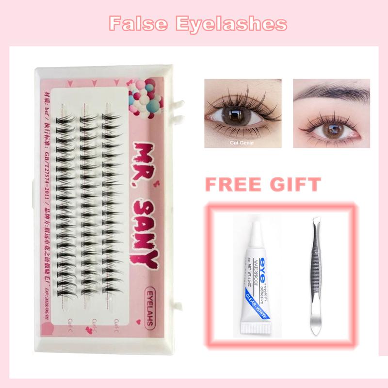 [FREE GIFT] MR.SANY DIY False Eyelashes Sunflower Thick Segmented ...
