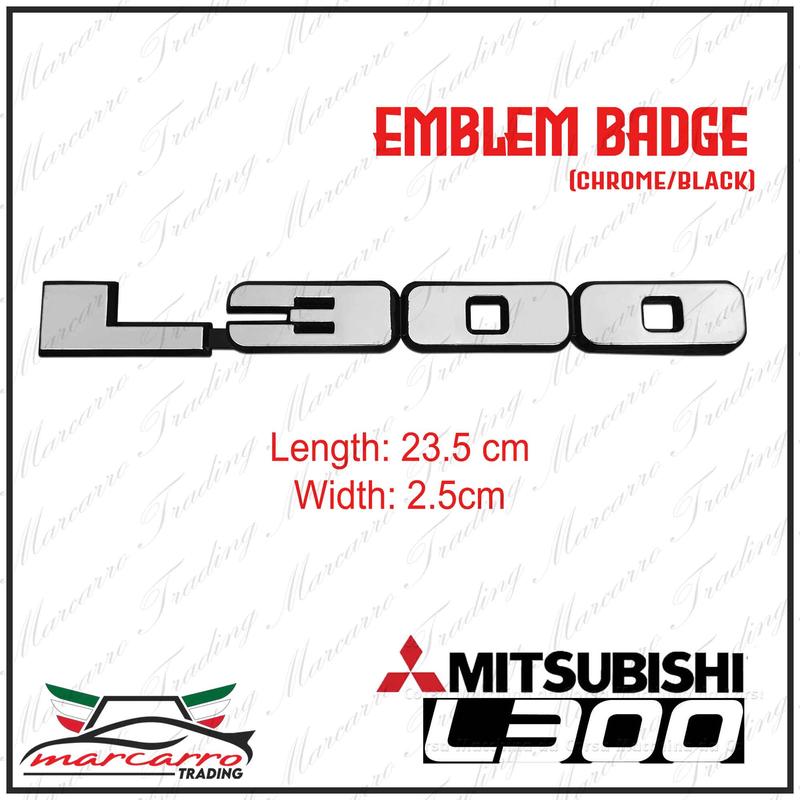 L300 Rear Trunk Emblem Badge (Chrome Coated) - TikTok Shop Philippines