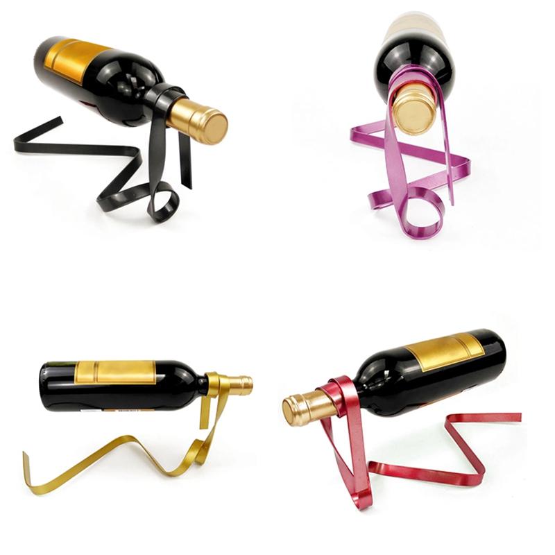 Iron Wine Bottle Holder Iron Suspended Wine Rack Bar Cabinet - TikTok ...
